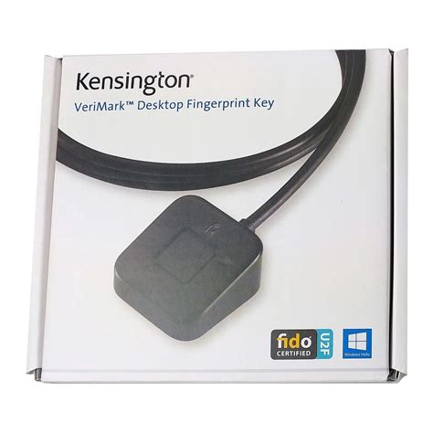 Kensington K62330ww Verimark Desktop Usb Fingerprint Key Reader Fido