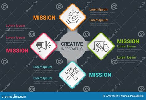 Tree Diagram Or Workflow Chart Concept Of Stages Of Business Project Stock Vector