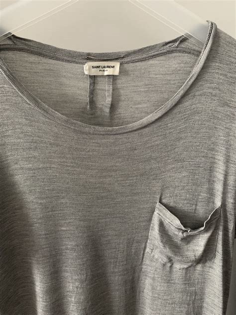 Hedi Slimane × Saint Laurent Paris Saint Laurent By Hedi Slimane Grey