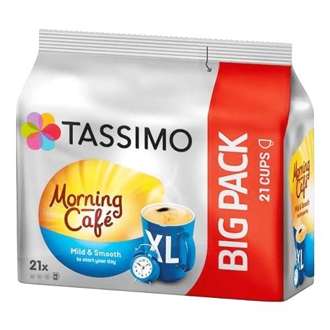 Tassimo Morning Cafe Xl Mild Smooth Big Pack Case Coffee Supplies Direct