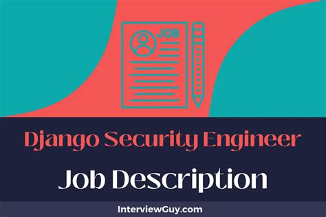Django Security Engineer Job Description Updated For 2025