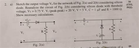 solved a sketch the output voltage v0 for the network of
