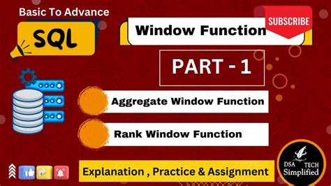 Learn Window Functions In Sql Dsa Techsimplified Posted On The Topic