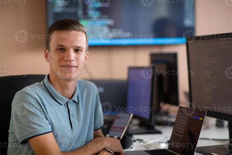 Innovating The Future A Young Programmer Testing New Smartphone Apps