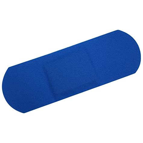 Blue X Ray And Metal Detectable Plaster Strips 100 Count