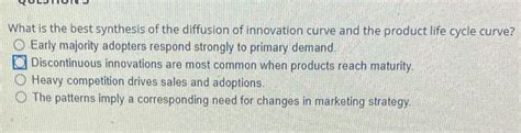 Solved What Is The Best Synthesis Of The Diffusion Of Chegg Com