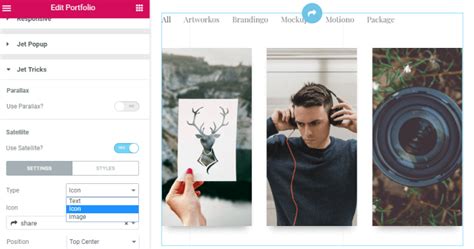 How To Apply The Satellite Effect To The Content Crocoblock