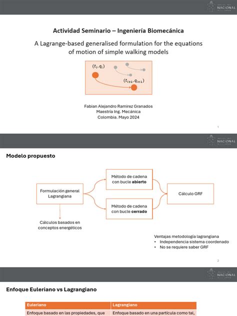 A Lagrange Based Formulation For Eom Pdf Física Mecánica