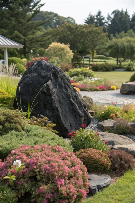 18 Inspiring Black Lava Rock Landscaping Ideas