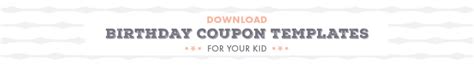 46 Printable Birthday Coupon Templates For Every Party