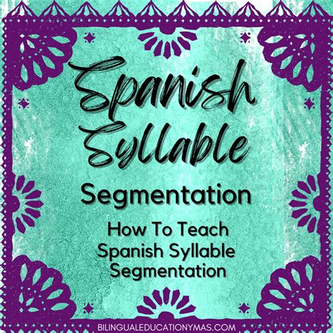 spanish syllable segmentation