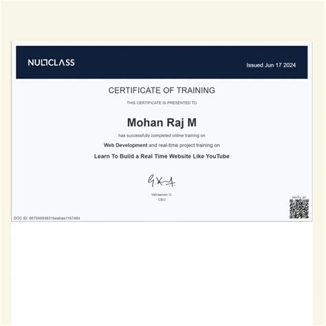 Mohan Raj M On Linkedin Certification Professionaldevelopment Skillenhancement…