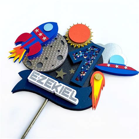 Outer Space Cake Topper Joaquin Egan