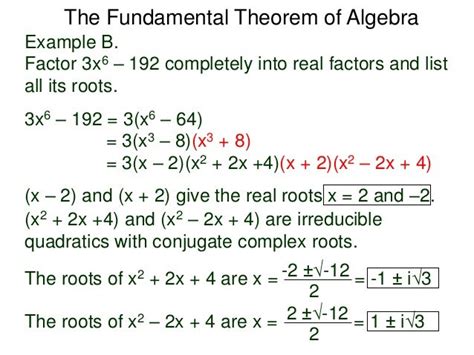 3 3 the fundamental theorem of algebra t