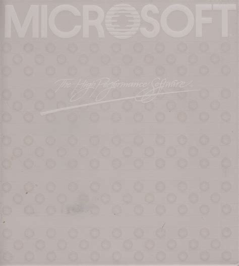 Microsoft Cobol Compiler Software Computing History