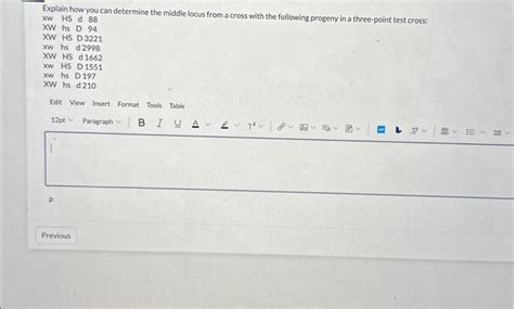 Solved Explain How You Can Determine The Middle Locus From A