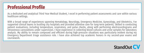 Personal Statements On Cv