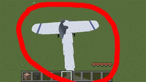 НАСТОЯЩИЙ ЛЕТАЮЩИЙ САМОЛЕТ В МАЙНКРАФТ БЕЗ МОДОВ Youtube