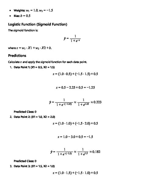 Logistic Regression Example Studocu