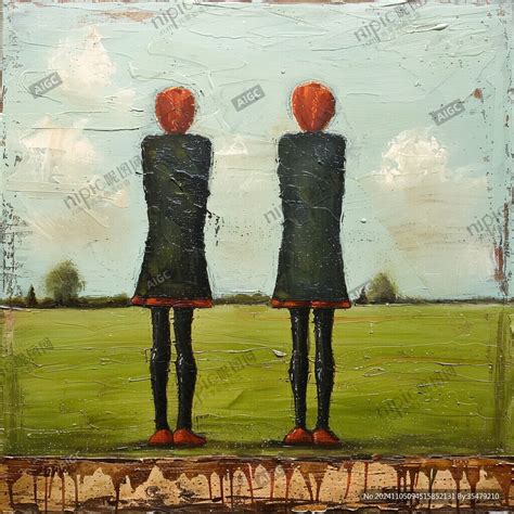 Ai创作图情侣油画 超现实主义意境画 抽象人物油画 孪生儿之一 超现实装饰画 超现实主义画作 超现实主义画派画家 超现实主义图片 人的两面性