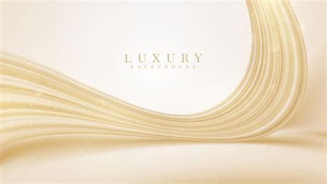 Luxury Golden Liquid Abstract Background