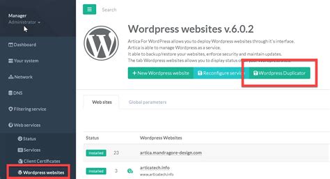 restoring a wordpress duplicator backup container artica wiki