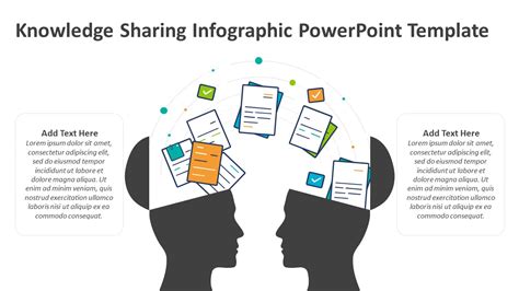 knowledge sharing infographic powerpoint template