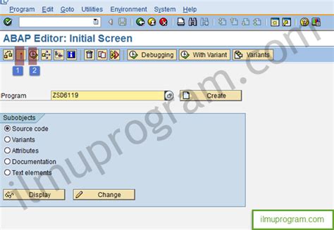 Tcode Se38 Abap Editor Active Dan Run Program Ilmuprogramcom