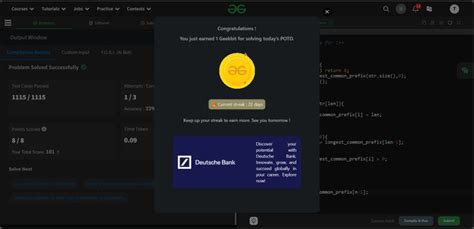 Tofeeq Raja On Linkedin Day12 Problemsolving Codingchallenge Geeksforgeeks Geekstreak