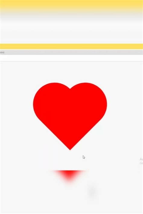 How To Make A Heart Animation By Using Html And Css Htmlcss Code