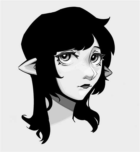 Elven Girl By Foomi On Newgrounds