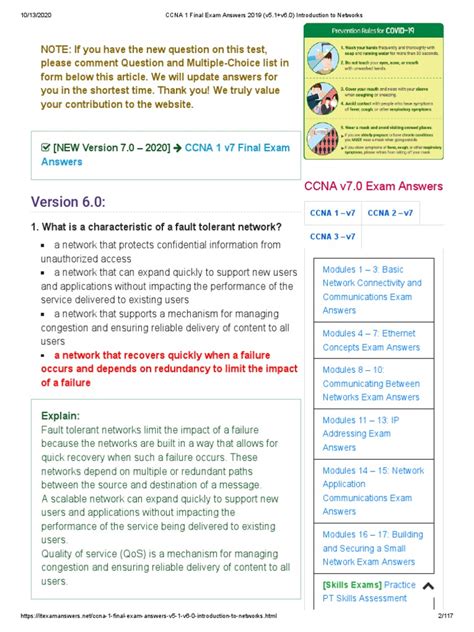 ccna 1 final exam answers 2019 v5 1 v6 0 introduction to networks pdf