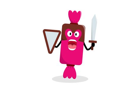 Candy Cute Character Illustration Graphic By Role Graphic · Creative
