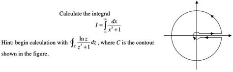 solved hint complex integral use residue theorem calculate the