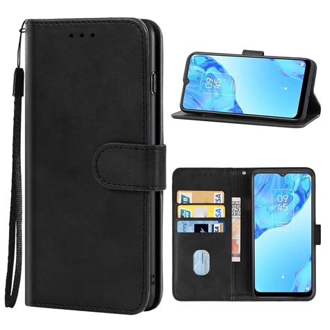 Leather Phone Case For Tcl B Black Alexnld Com