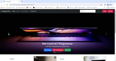Govind Biradar On Linkedin Webdevelopment Bootstrap Firstwebsite