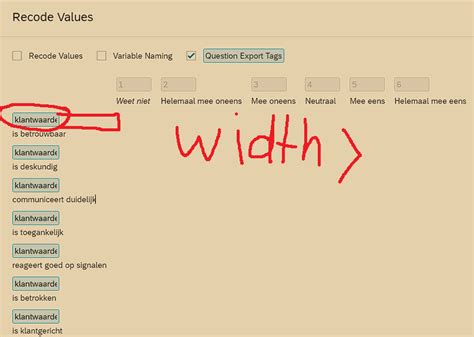 Make Recode Values Wider Xm Community