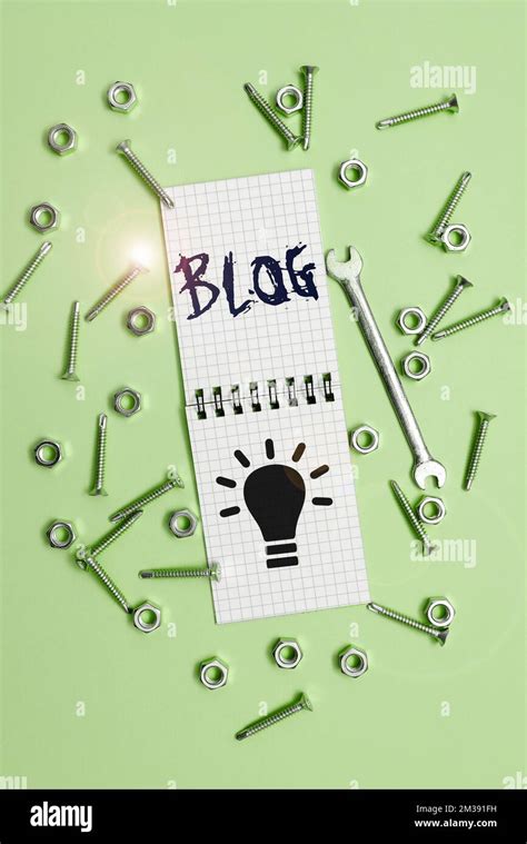 Inspiration Showing Sign Blog Word Written On A Regularly Updated