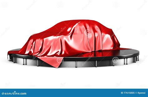 ткань представления автомобиля Autoshow вниз Autoshow Автомобиль под ...