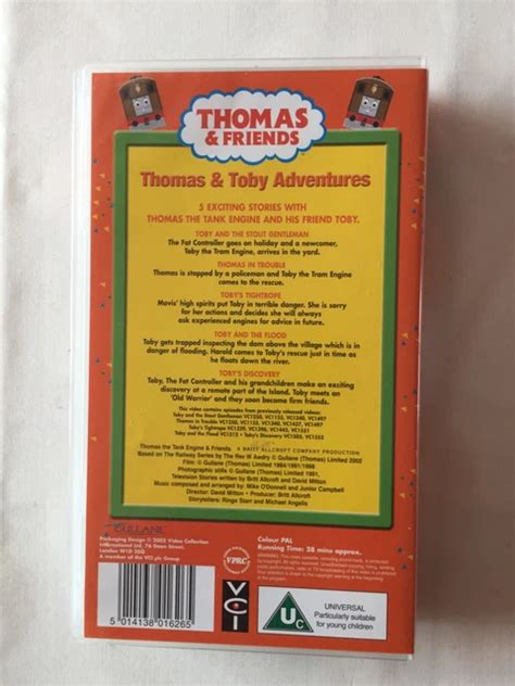 My Little Thomas And Friends The Thomas And Toby Adventures Vhs