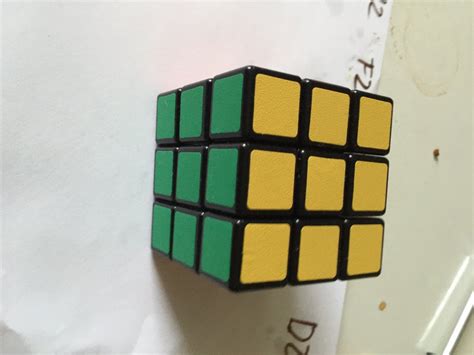 rubik s cube tricks two faced checkerboard 3 steps instructables