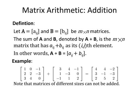 Ppt Matrices Powerpoint Presentation Free Download Id5692179