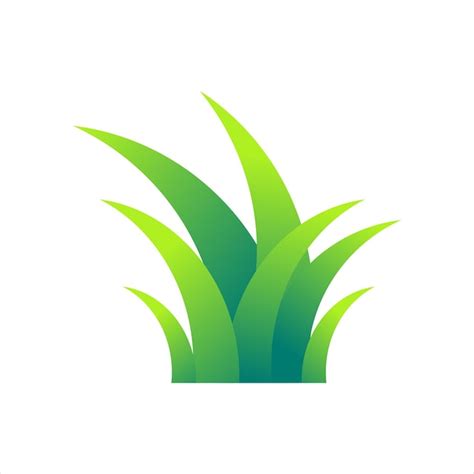 Grass Gradient Illustration Flat Design Free Vector Grass Gradient Illustration Flat Design Free Vector