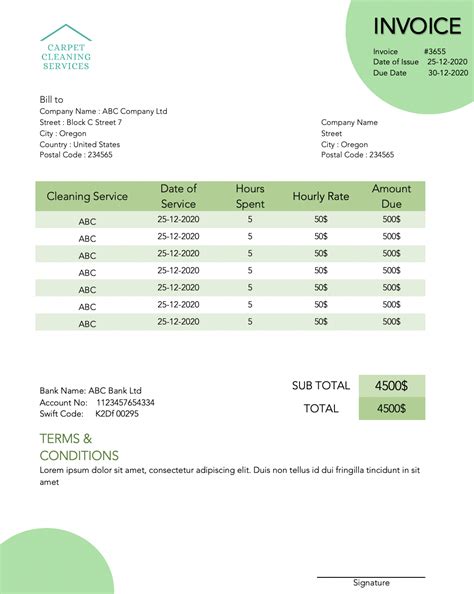 9 Free Cleaner Invoice Templates Invoice Professionally