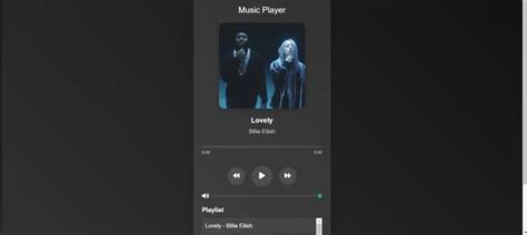 Mahmoud Badr On Linkedin Musicplayer Javascript Frontenddevelopment Html Css Codealpha