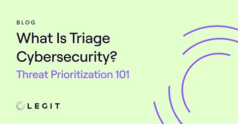 What Is Triage Cybersecurity Threat Prioritization 101
