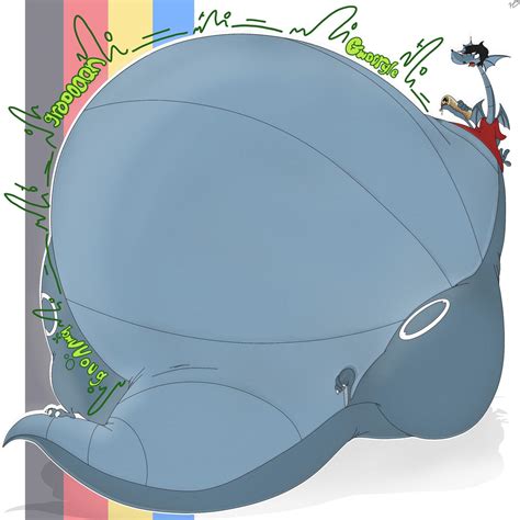 Beef Burrito Stuffed Belly Bloats By Hbthederg On Deviantart