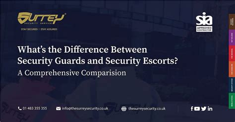 Whats The Difference Between Security Guards And Security Escorts The Surrey