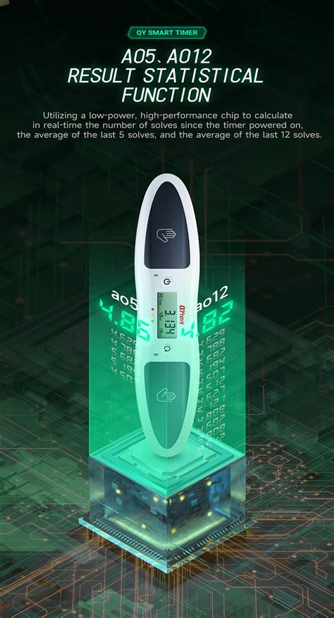 Speed Cube Smart Timer For Professional Athleticstouch Control Timer