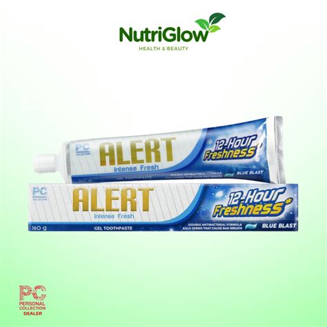 Alert Intense Fresh Gel Toothpaste Blue Blast Shopee Philippines